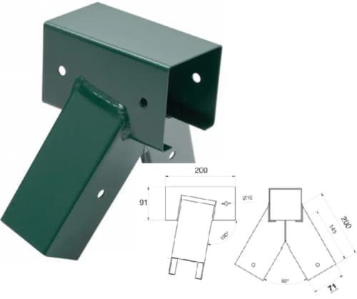 Square Swing Bracket (4 inch) – The King Oak